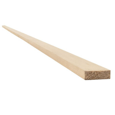 Snowdon Timber Light Hardwood Stripwood PAR Moulding (T) 6mm (W) 18mm ...