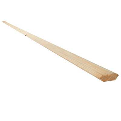 Snowdon Timber Pine Crown Moulding (L) 2.4m (W) 34mm (T) 12mm 5 Pack