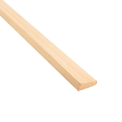 Snowdon Timber Pine Wedge Bead Moulding (L) 2.4m (W) 21mm (T) 9mm 5 Pack