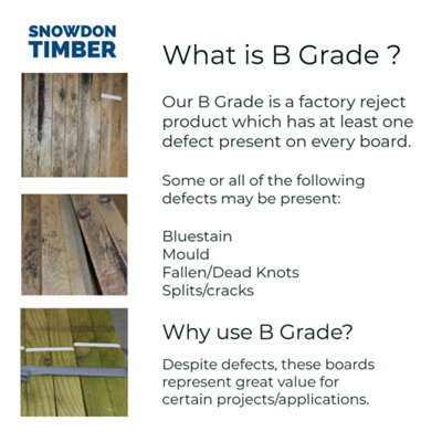Snowdon Timber Reject Treated 2x1 Batten 10 Pack (L) 2.4m (W) 50mm (T) 22mm