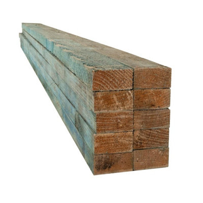 Snowdon Timber Reject Treated 2x1" Blue Batten (T) 25mm (W) 50mm (L) 1 ...
