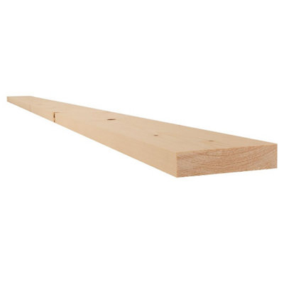 Snowdon Timber Reject Untreated 4x1" PAR Timber (T) 20mm (W) 90mm (L) 2 ...
