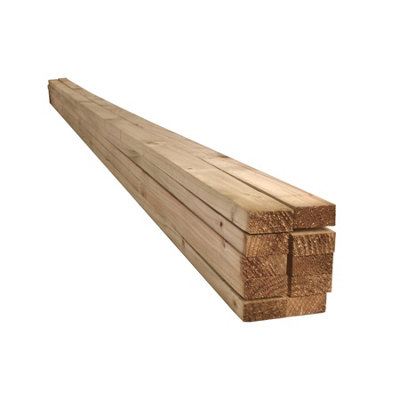Snowdon Timber Treated 2x1" Batten 10 Pack (L) 2.1m (W) 38mm (T) 19mm