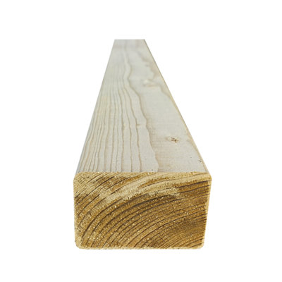 Snowdon Timber Treated 3x2" Timber - Decking Joists (T) 45mm (W) 70mm ...