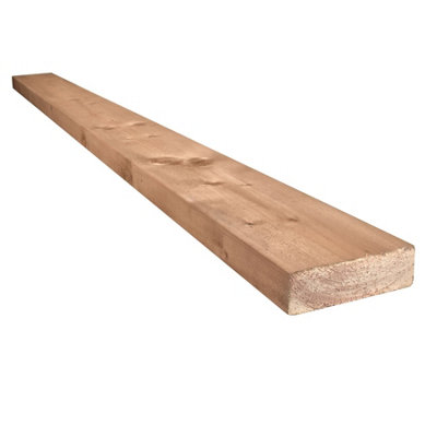 Snowdon Timber Treated 6x2" Timber (T) 45mm (W) 145mm (L) 2.4m - 6 Pack