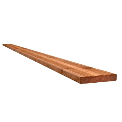 Snowdon Timber Treated Brown Decking Board 10 Pack (L) 2.4m (W) 120mm ...