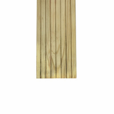 Snowdon Timber Treated Decking Board 10 Pack (L) 2.4m (W) 120mm (T) 25mm