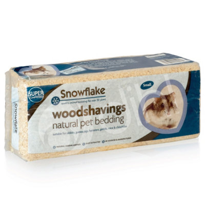 Snowflake Small Wood Shavings Animal Bedding - Single Pack - 1KG