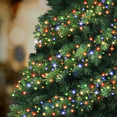 Snowtime 2000 Multi-Function Cluster LED Lights in Multicolour - 16m ...