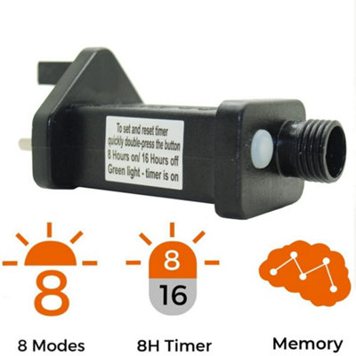 Snowtime 240 Multi Function LED String Lights in Red Indoor / Outdoor