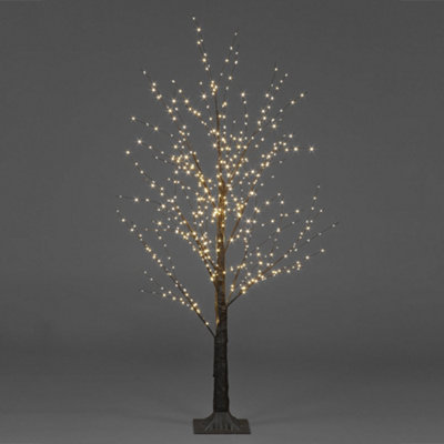 Snowtime 6ft / 180cm Black Modelling Micro Dot Tree with 1300 Warm ...