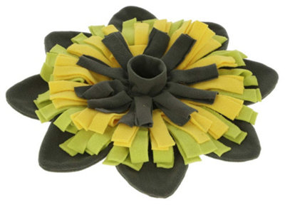 Snuffle Mat Sunflower yellow/green, 40cm