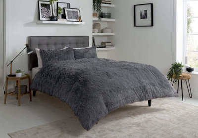 Snuggle & Cuddle Duvet Set in Charcoal - Single