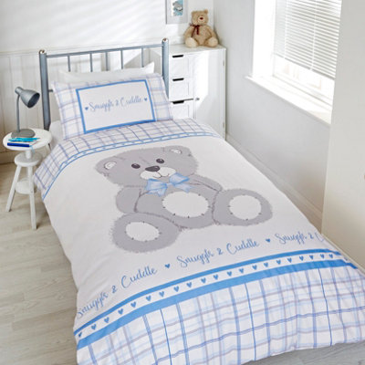 Snuggle & Cuddle Polycotton Duvet Set With Pillowcase | DIY at B&Q