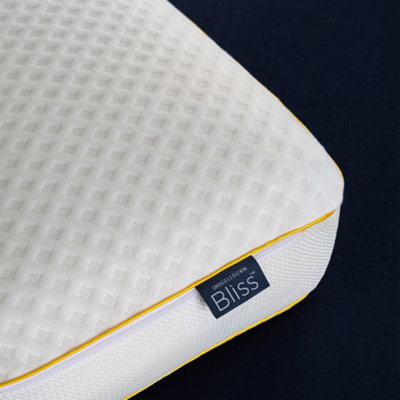 Snuggledown Breathable Memory Foam Pillow 1 Pack Firm Support Side ...