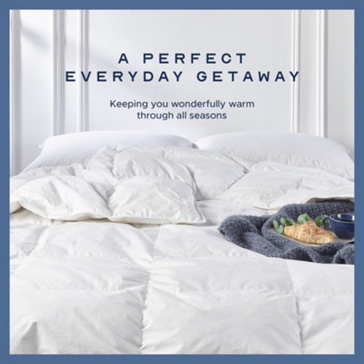 Snuggledown Signature Goose Feather & Down 10.5 Tog Duvet + 2 Medium ...
