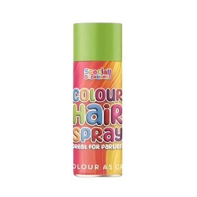 SO Party Colour Hair Spray Temporary Green Hair Colour For Parties And ...