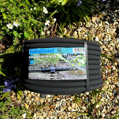 Soaker Hose, Porous Pipe, 50 m / 164 ft Long, REACH Compliant, Water ...