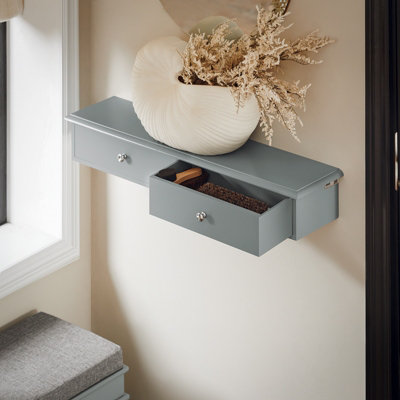 SoBuy FRG43-HG, Wall Shelf Floating Shelf Wall Storage Unit with 2 ...