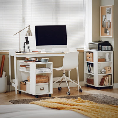 SoBuy Home Office Desk Computer Workstation Writing Table with Desktop ...