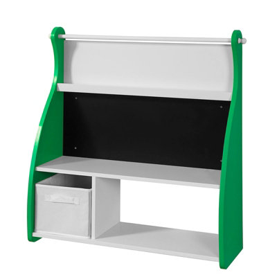 SoBuy Kids Wall Mounted Bookcase Storage Display Shelf with Blackboard ...