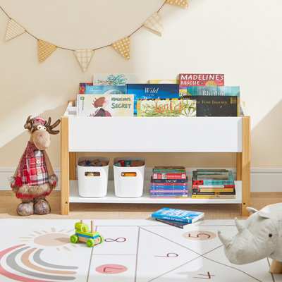 SoBuy KMB35-W, Children Bookcase Toy Shelf Storage Display Shelf Rack ...
