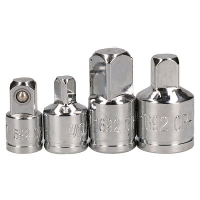 SOCKET ADAPTOR ADAPTER STEP UP REDUCER RATCHETS SOCKETS STEP UPS DOWNS 4PC
