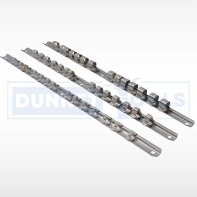 Socket Rail Set 3pc 1/2