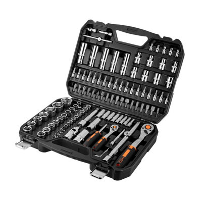 Socket Set 110pc Set 1/4" and 1/2" NEO TOOLS