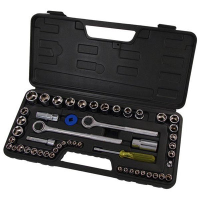 Socket Set 52 Piece 1/4" 3/8"1/2" Drive (Neilsen CT1655)