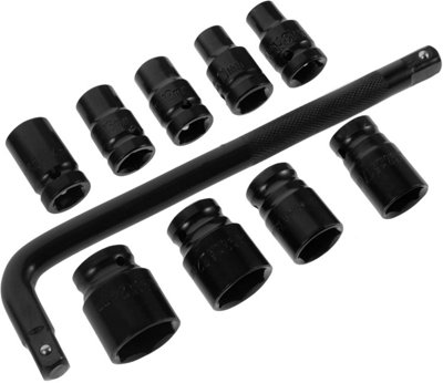 Socket Tools for Car Mechanics Electric Wrench Ratchet Hexagonal Socket ...