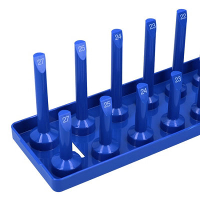 Socket Tray Rack Holder 1/4" 3/8" 1/2" Drive Shallow Deep Sockets ...