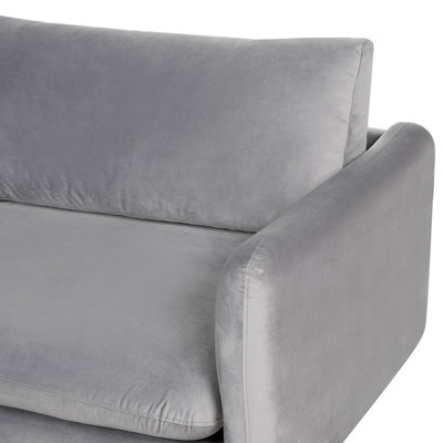 Sofa 3 Seater VINTERBRO Velvet Grey
