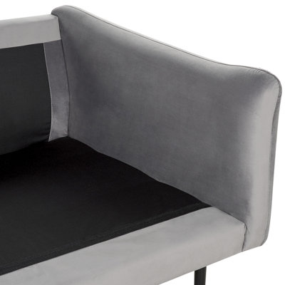 Sofa 3 Seater VINTERBRO Velvet Grey