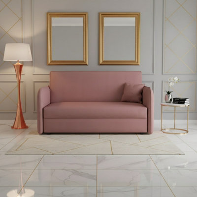 Sofa VIVA LOFT III with Sleeping Function and Storage Chipboard Metal ...