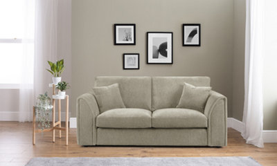 Sofas Express Glamorgan Beige Putty Sweeping Manhattan Sofa 3-Seater | DIY at B&Q