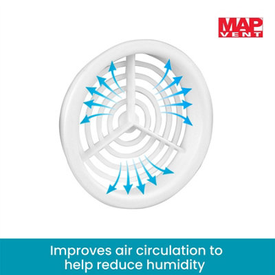 Soffit Round Air Vent Cover, 10 PCS, Openings 70mm, Disc Loft Roof ...