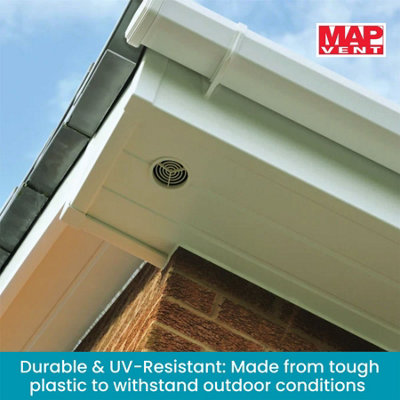 Soffit Round Air Vent Cover, 10 PCS, Openings 70mm, Disc Loft Roof ...