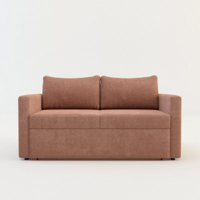 Sofi Two Seater Sofa Bed with Storage - Pink