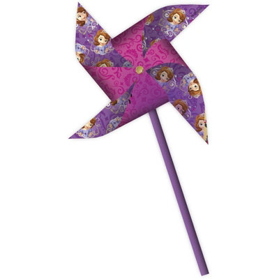 Sofia The First Windmill Party Decoration (Pack of 2) Purple/Pink (One ...