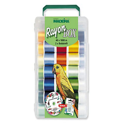 Soft box Rayon multi colour by Madeira