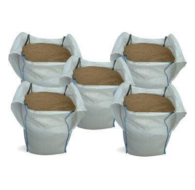 Soft Building Sand 800kg Bulk Bag (x5 Bags)