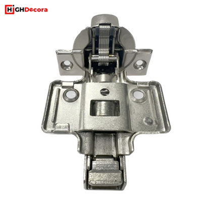 Soft Close Full Overlay Cabinet Door Hinges, 110 Degree, Nickel Plated ...