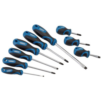Soft Grip Screwdriver Set (9 Piece) (32608) | DIY at B&Q