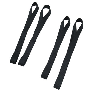 Soft Loop Tie Downs Polyester 15" - Pack of 4 (Heavy Duty Ratchet Strap ...