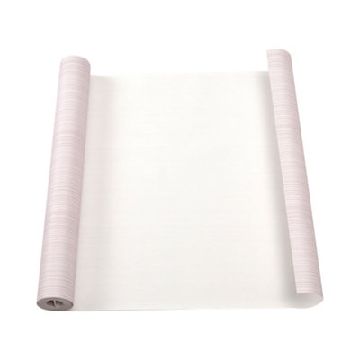 Soft Pale Pink Non-woven Fabric Wallpaper 9.5m L x 0.53m W