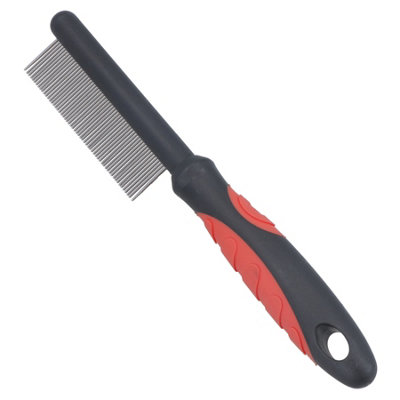 SOFT PROTECTION SALON QUALITY FINE TOOTHED DETANGLING COMB FOR DOG CAT PET