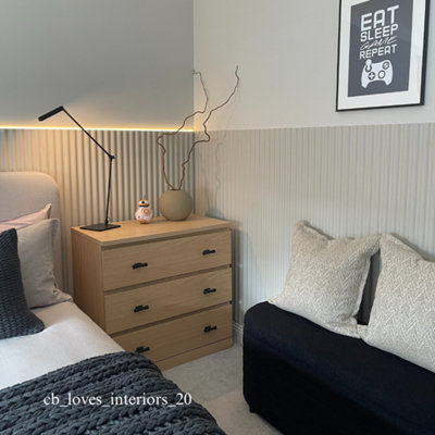 Soft Ribbed Wall Panel - Paintable & Moisture Resistant - Panels by ...