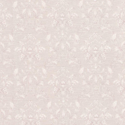 Soft Subtle Lilac Blush Pink Damask Wallpaper Luxury Vinyl Retro ...