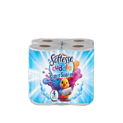 SOFTESSE CUDDLE SUPER SOAKER 4X6 KITCHEN ROLLS